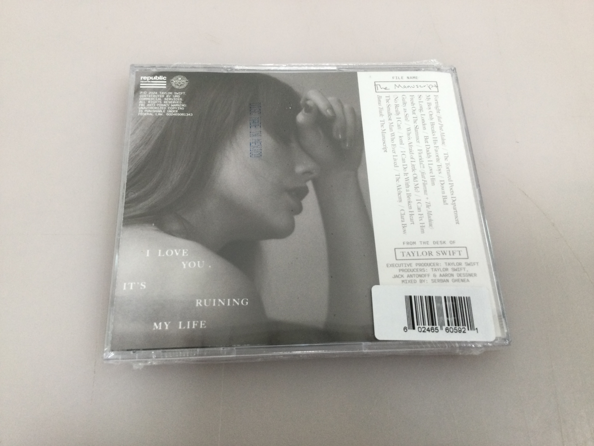 Taylor Swift The Tortured Poets Department CD - auction