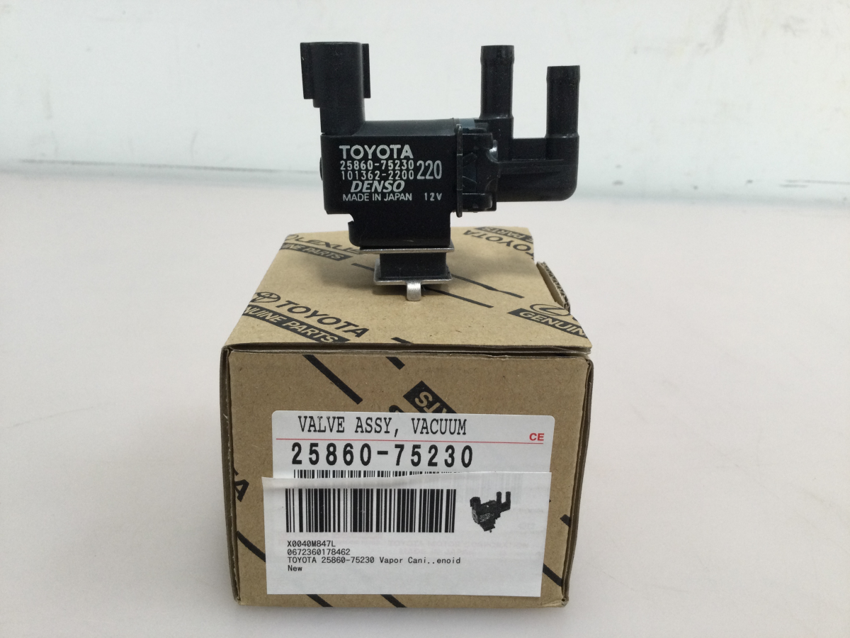 Toyota 25860-75230 Vacuum Switching Valve Assembly Bundle - auction