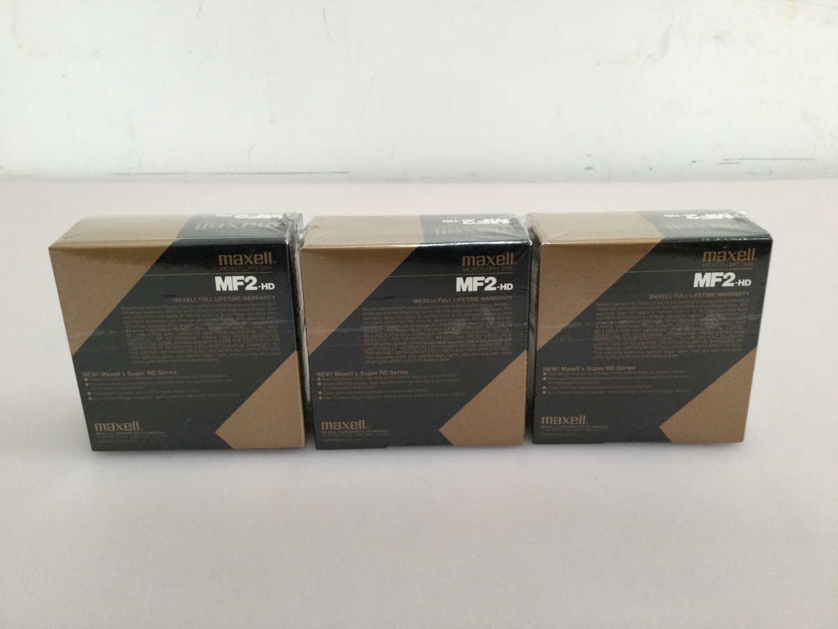 Maxell Micro Blank MF2.HD Floppy Disks - 2MB - auction
